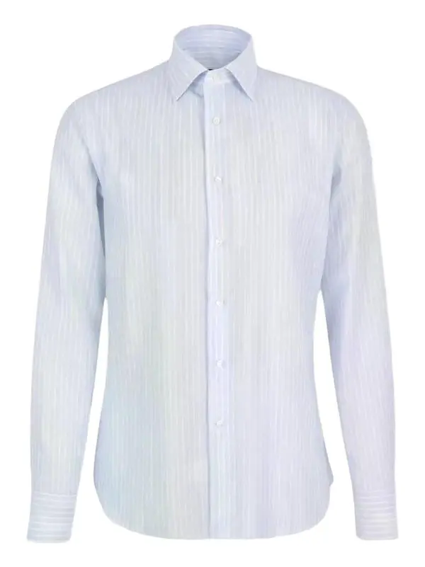 Canali Striped Shirt - Blue