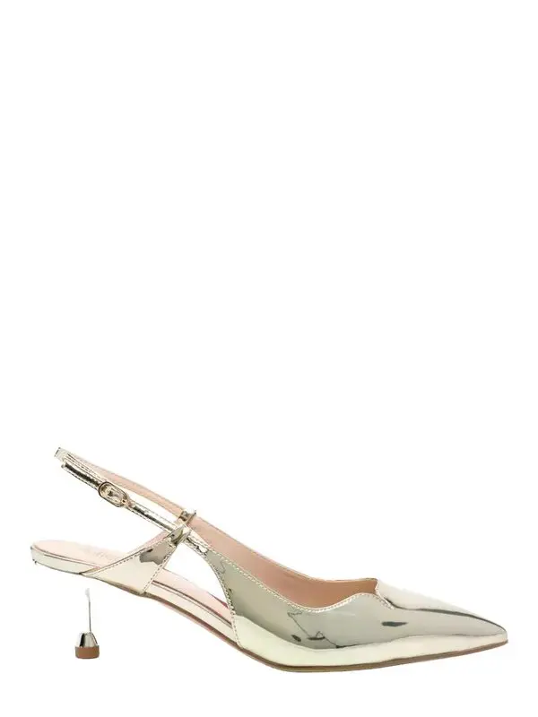 Liu Jo Slingback Strap Pumps - Gold