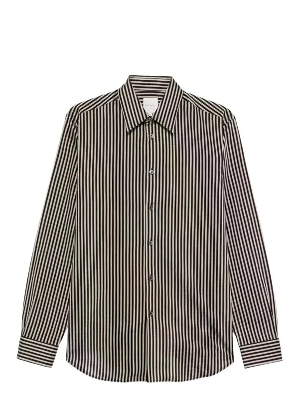 Paul Smith Striped Tailored Shirt - Black