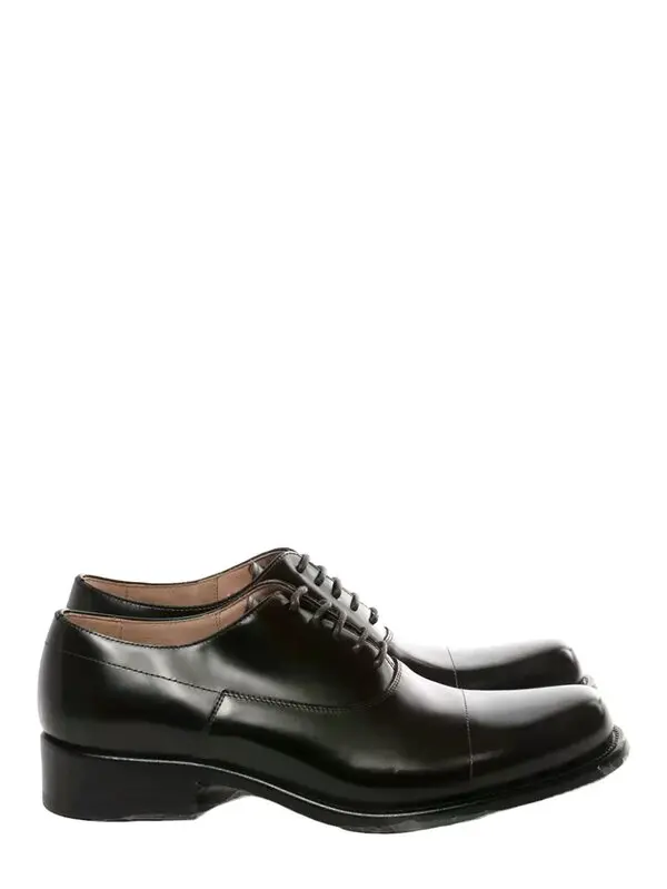 THE ROW Kai Lace-up Oxford Shoes - Brown
