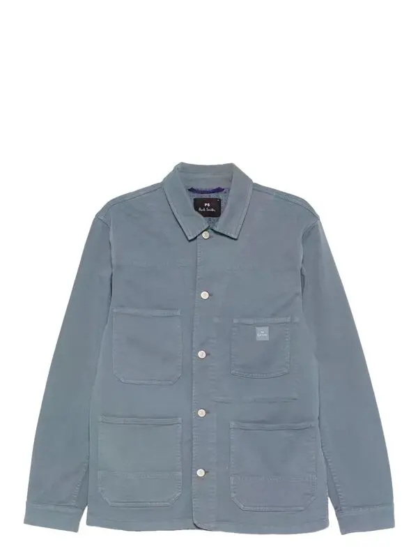 Paul Smith Patch Pocket Chore Jacket - Blue