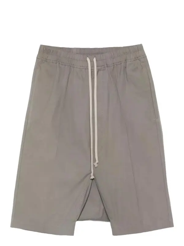 Rick Owens Drop Crotch Pods Shorts - Grey