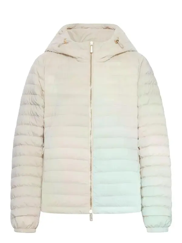 MOORER Quilted Hooded Jacket - Neutrals