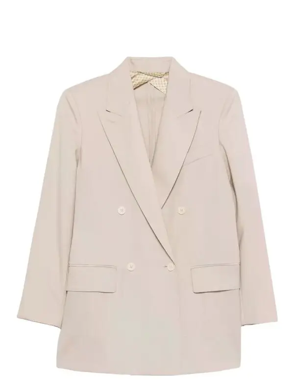 Max Mara Double-breasted Jacket - Neutrals