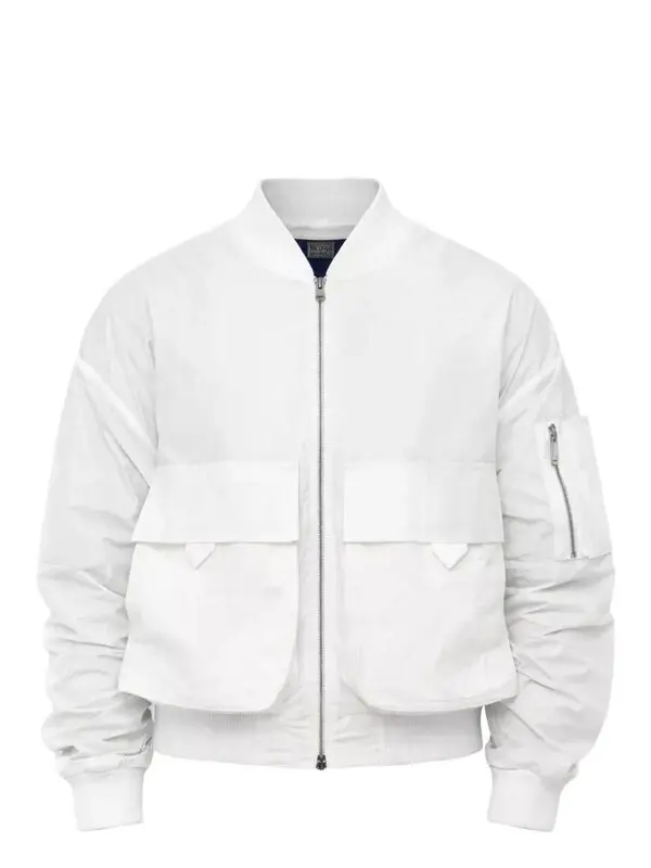 Dsquared2 Zipped Pocket Bomber Jacket - White
