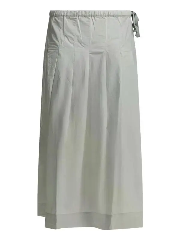 Soeur Elasticated-waist Pleated Maxi Skirt - Grey