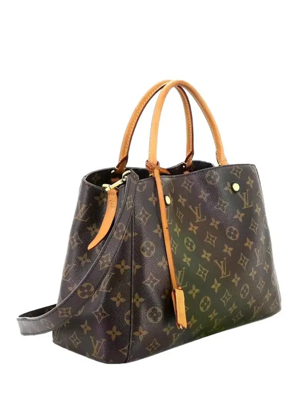 LOUIS VUITTON Montaigne Handbag Monogram Canvas Mm - Brown