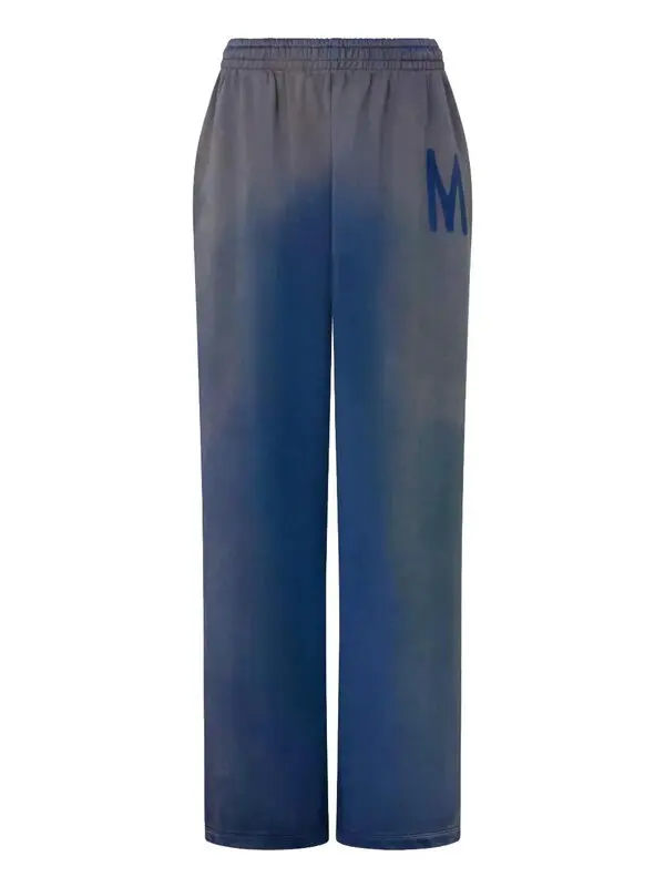 Moschino Logo Ombre Track Pants - Blue