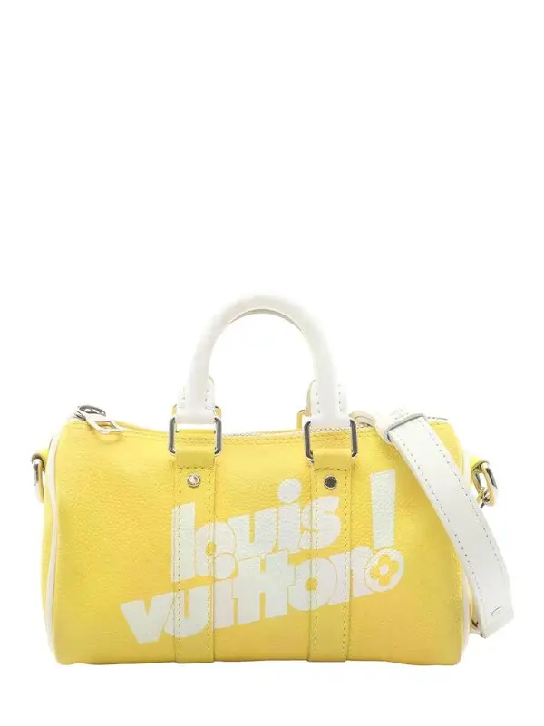 LOUIS VUITTON Everyday Keepall Bandouliere Xs Satchel - Yellow