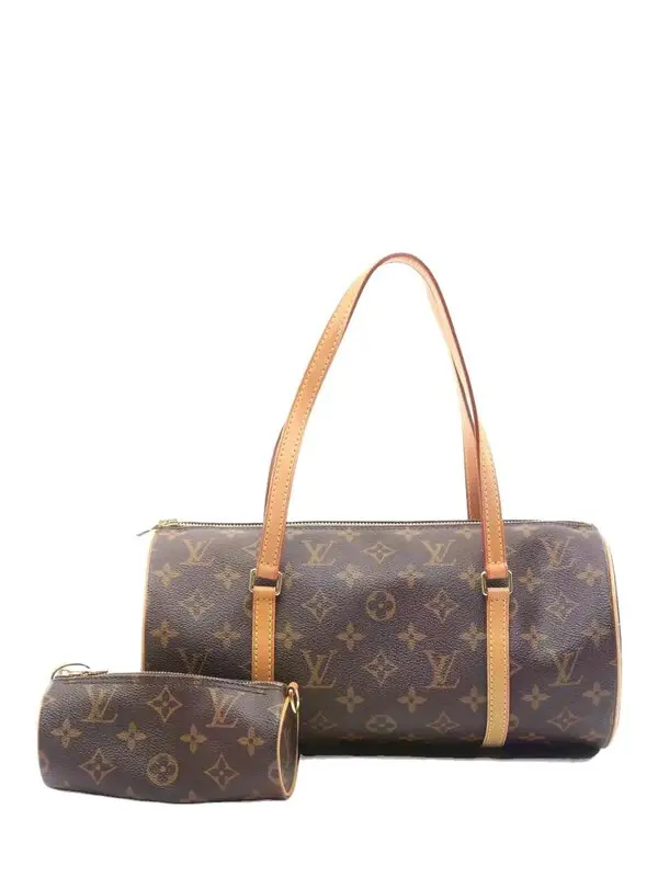 LOUIS VUITTON 2003 Monogram Papillon 30 Handbag - Brown