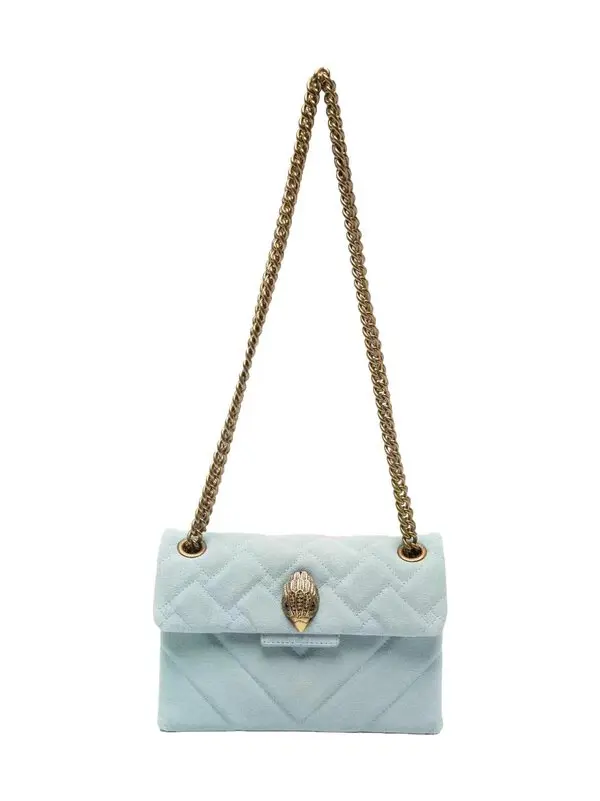 Kurt Geiger Quilted Chain Shoulder Bag - Blue