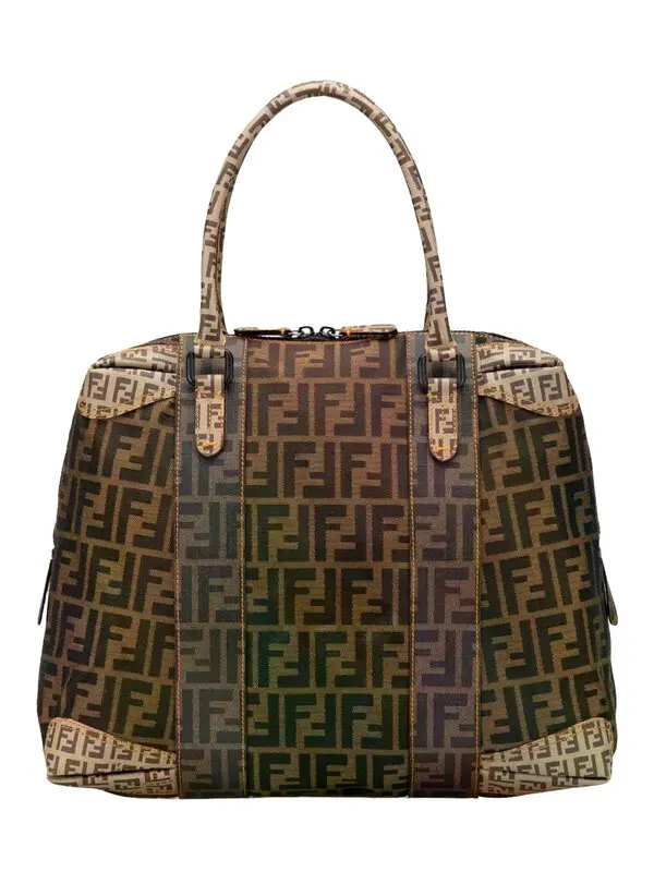 Fendi Zucca Canvas Tote Bag - Brown