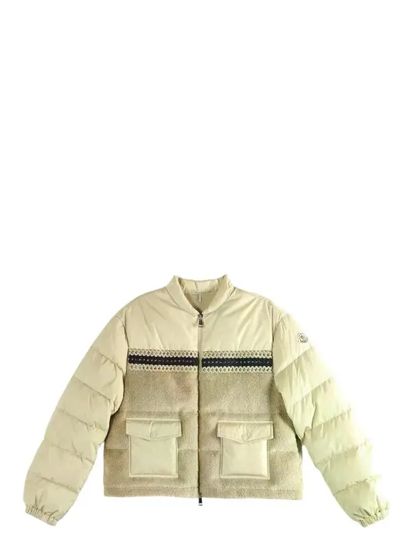 Moncler Padded Panelled Jacket - Neutrals