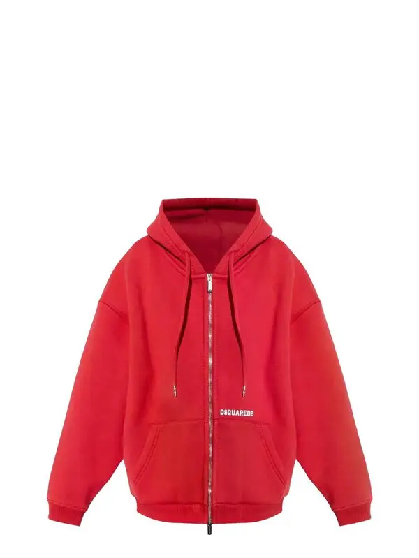 Dsquared2 Zip-up Hoodie - Red