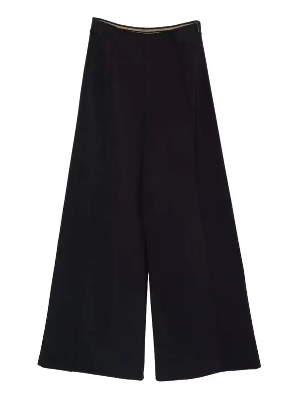 Max Mara Seam Detail Trousers - Blue