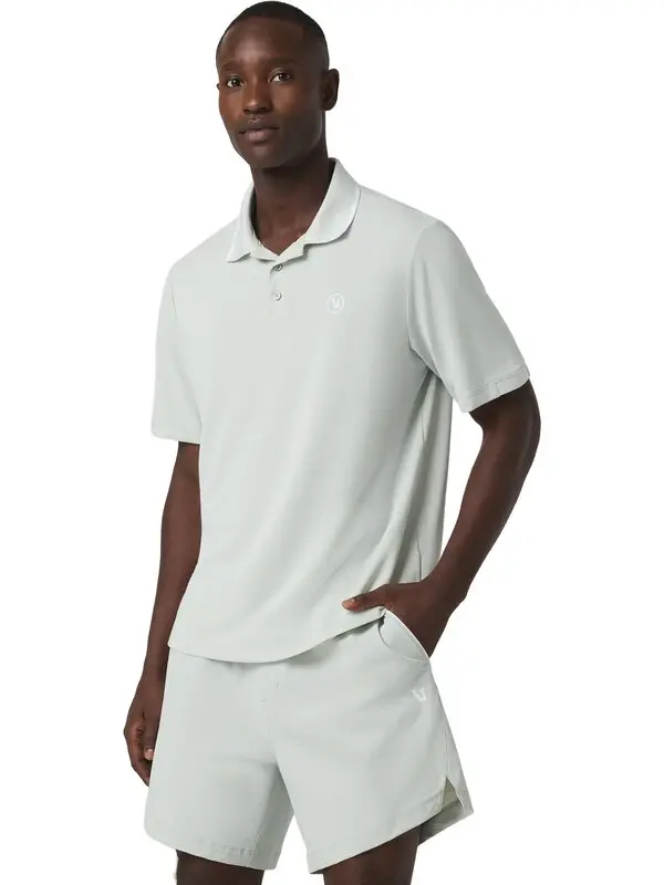 Vuori Short Sleeve Gamepoint Polo 2.0 - Moonstone