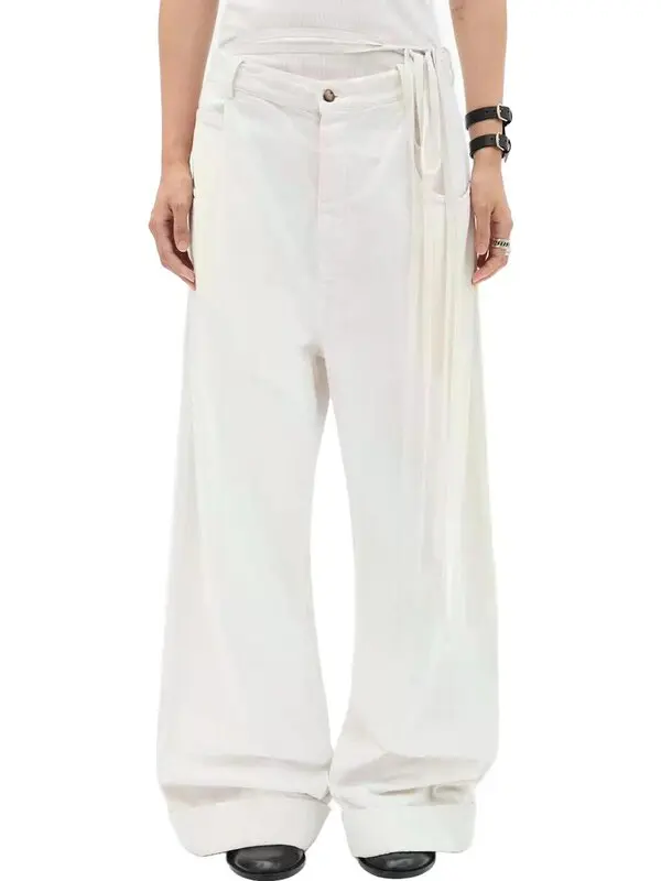 ANN DEMEULEMEESTER Kristel Baggy-fit Jeans - Neutrals