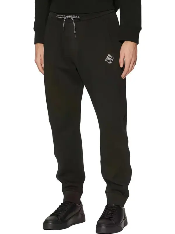 Armani Exchange Drawstring Track Pants - Black