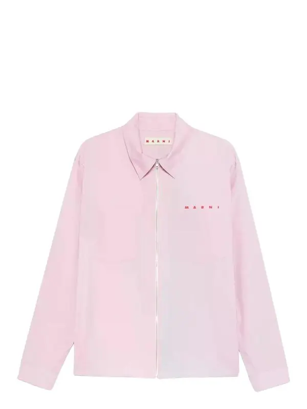 Marni Logo-print Shirt - Pink