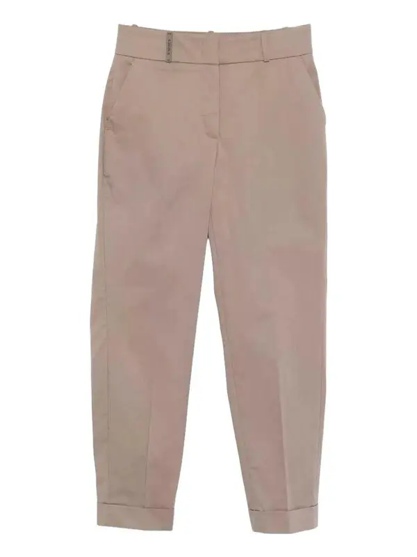 Peserico Cuffed Trousers - Neutrals