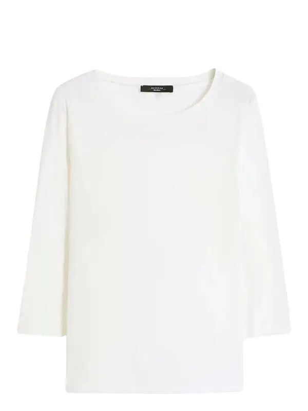 Max Mara Three-quarter Sleeve T-shirt - White