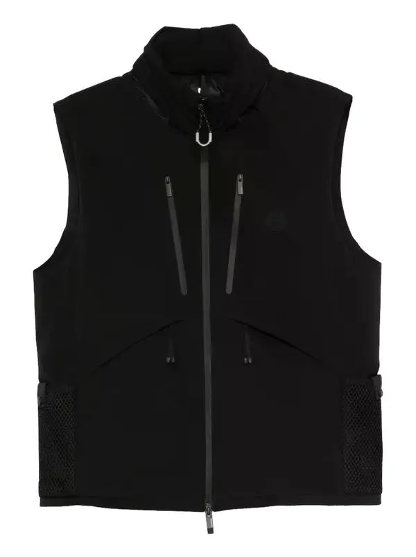 Moncler Zip Fastening Micro Vest - Black