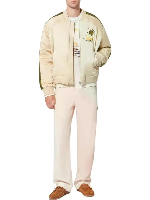 MARANT Wes Embroidered Jacket - Neutrals