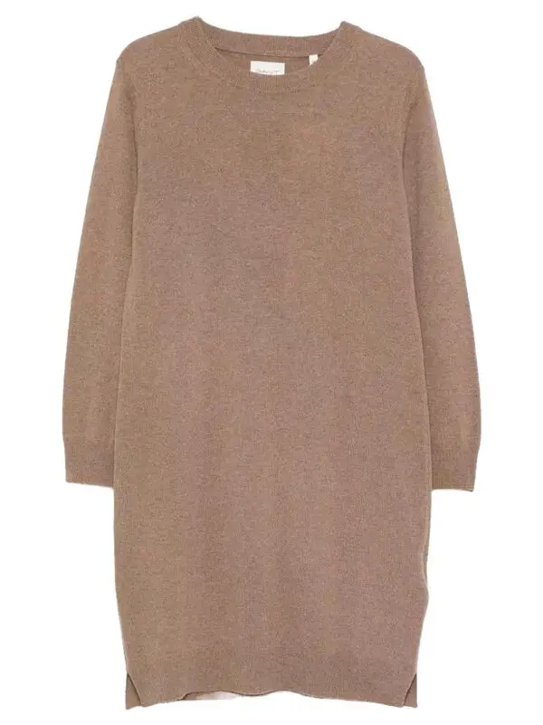 Gant Long-sleeve Midi Dress - Brown