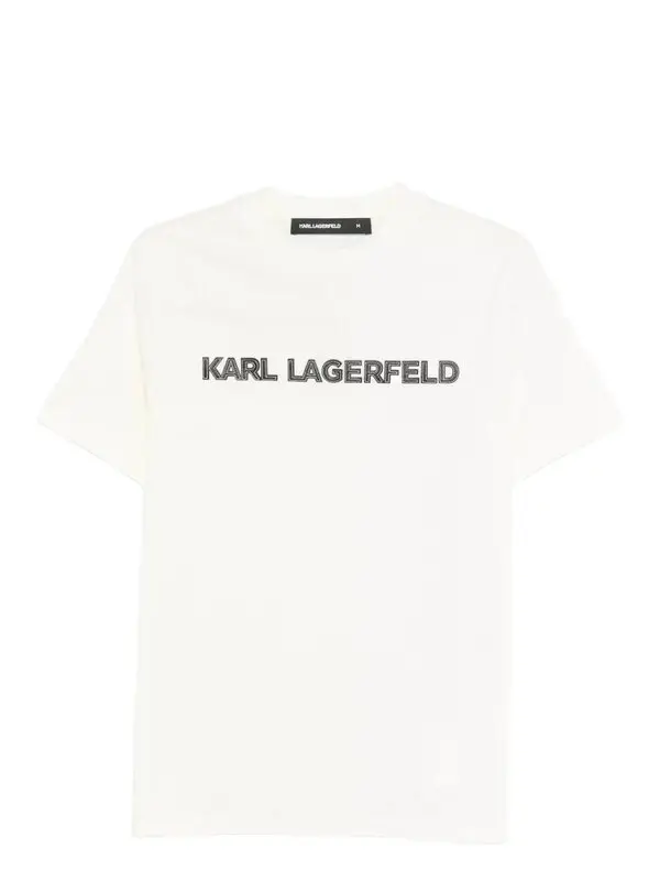 Karl Lagerfeld Logo-motif T-shirt - White