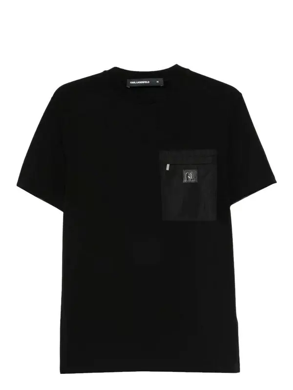 Karl Lagerfeld Logo-motif T-shirt - Black