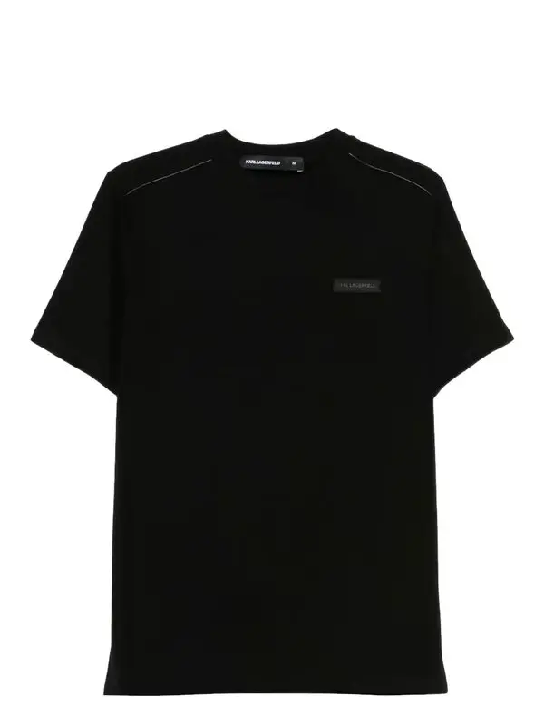 Karl Lagerfeld Logo-motif T-shirt - Black