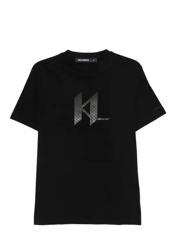 Karl Lagerfeld Logo-motif T-shirt - Black