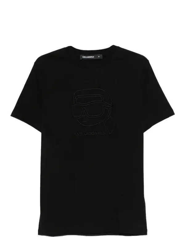 Karl Lagerfeld Logo-motif T-shirt - Black