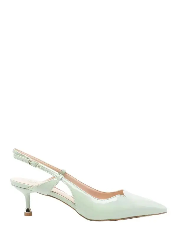 Liu Jo Cut-out Slingback Pumps - Green