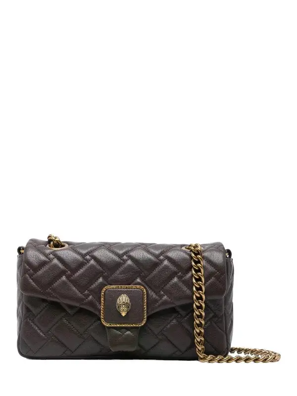 Kurt Geiger Pimlico Quilted Chain Shoulder Bag - Brown