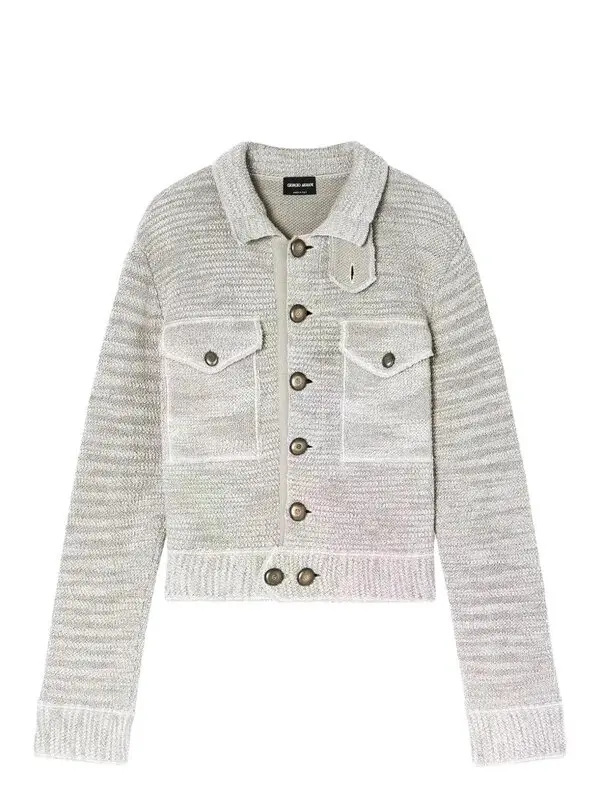 Giorgio Armani Buttoned Pocket Jacket - Neutrals