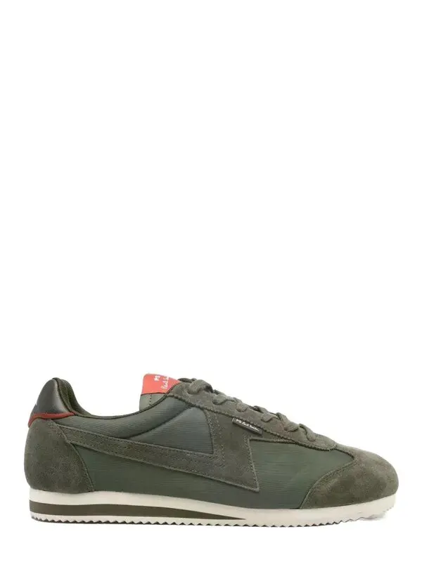 Paul Smith Atlanta Suede-panel Sneakers - Green