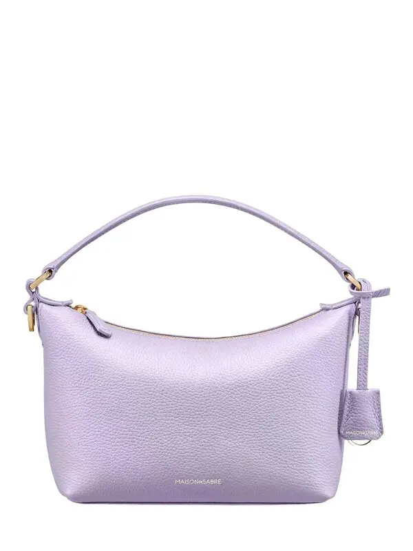 MAISON DE SABRE Leather Soft Tote Bag - Purple