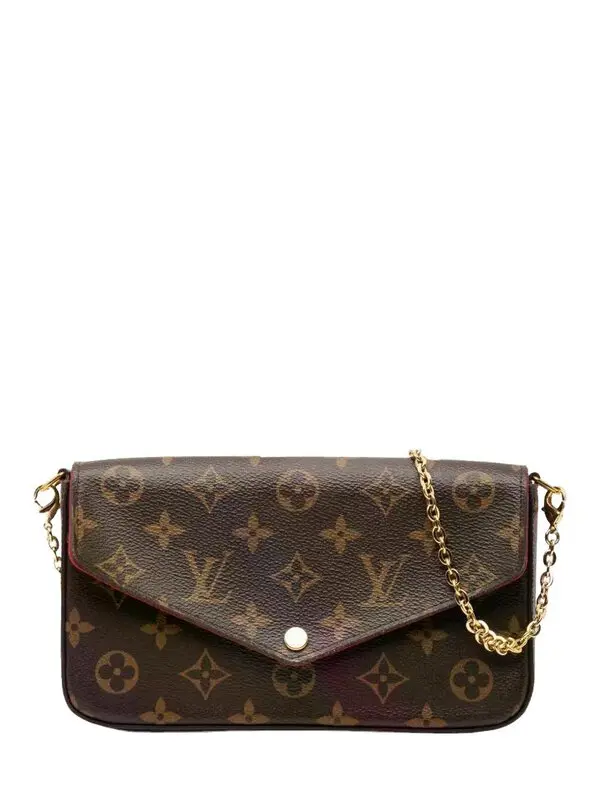 LOUIS VUITTON 2017 Pochette Felicie - Brown