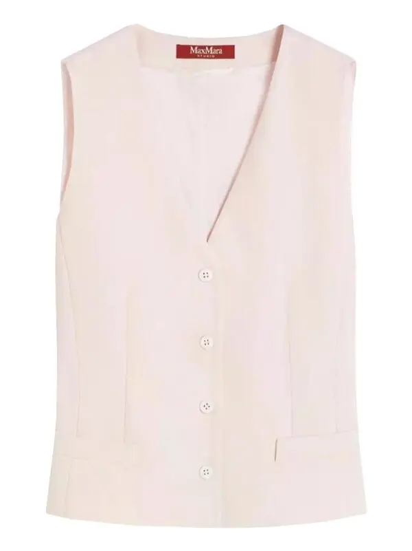 Max Mara Mstmadia Waistcoat - Pink