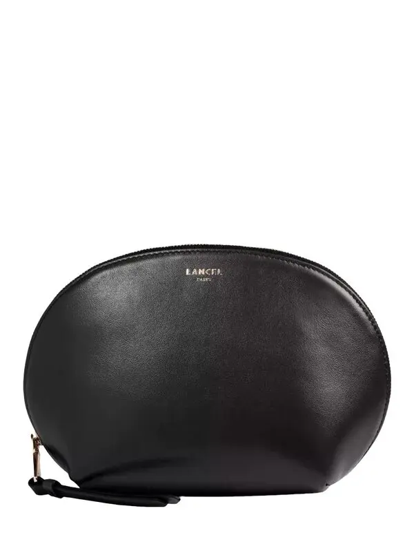 LANCEL Origami Zip Clutch - Black