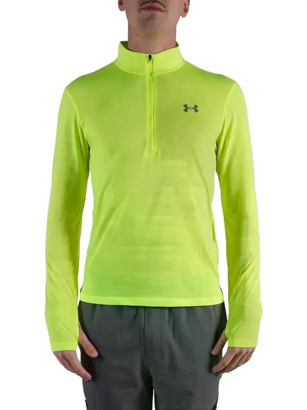 Under Armour Zip T-shirt - Yellow