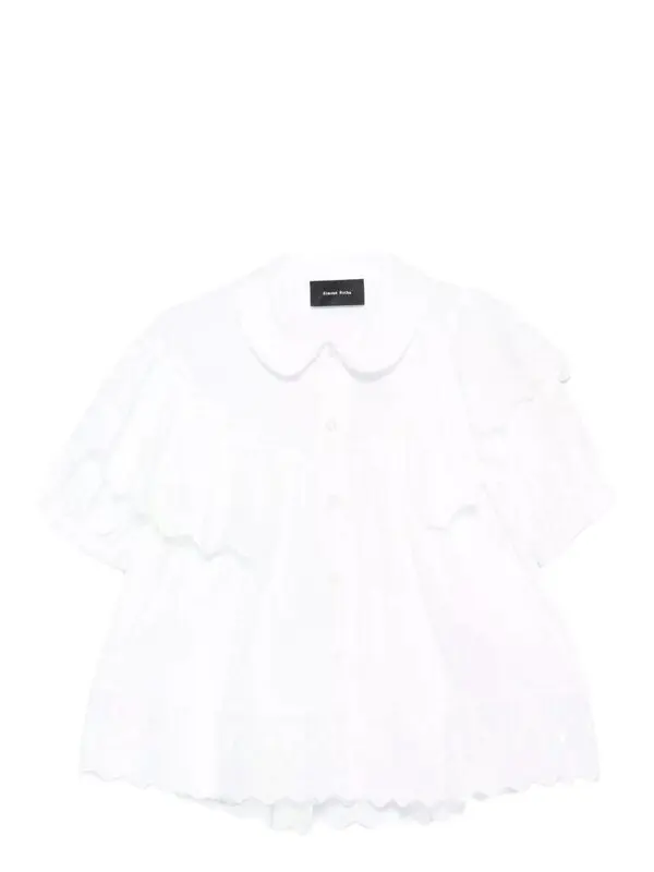 Simone Rocha Ruffled Blouse - White