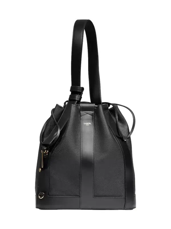 LANCEL Grain-leather Bucket Bag - Black