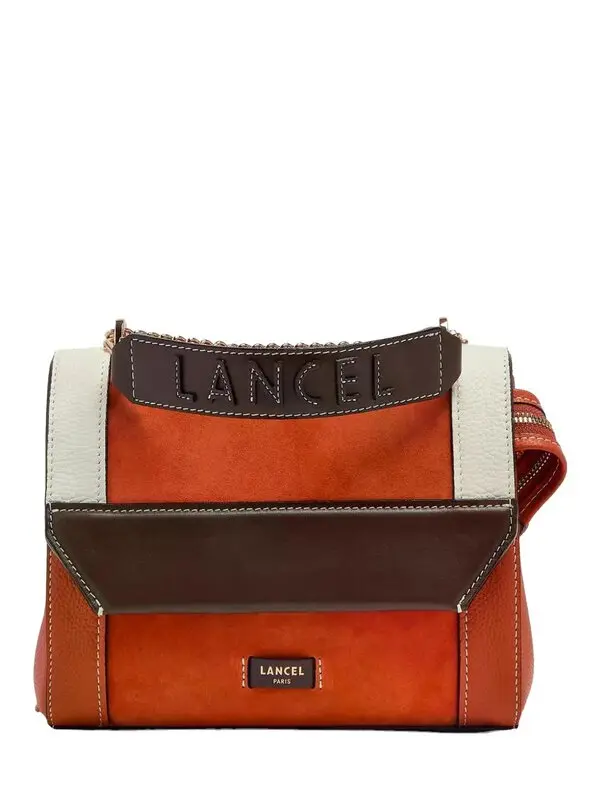 LANCEL Ninon Flap Tote - Orange
