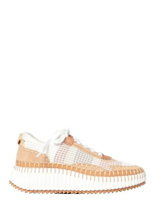 Chloé Lace-up Sneakers - Brown