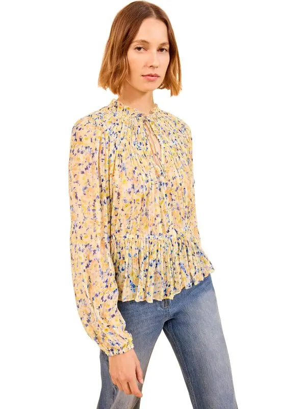 Ulla Johnson Leandra Silk Blouse - Daffodil