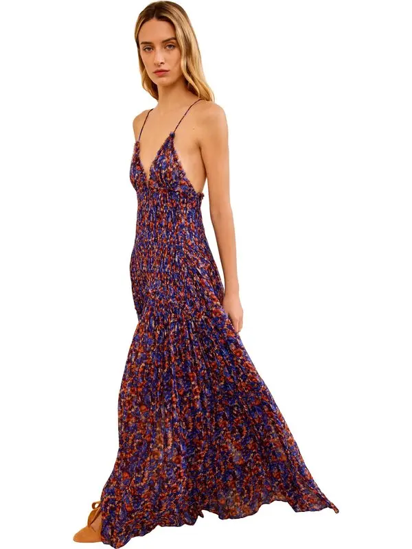 Ulla Johnson Atrani Silk Gown - Violet