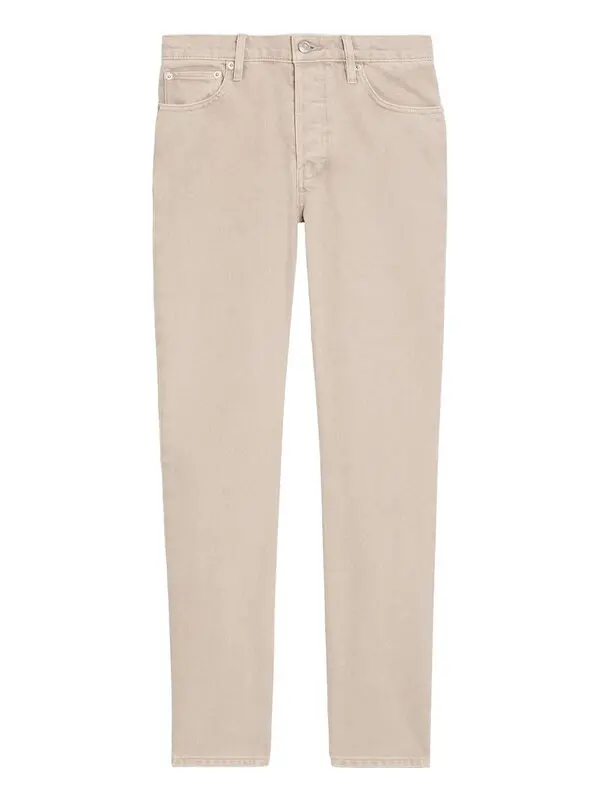 ALEX MILL Mid-rise Straight-leg Jeans - Cream