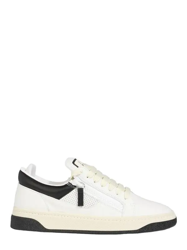 GIUSEPPE ZANOTTI Leather Sneakers - Black